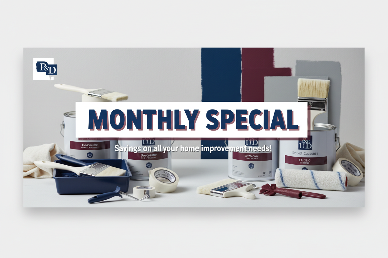 Monthly Promotions – Centerpoint Paint and Decorating