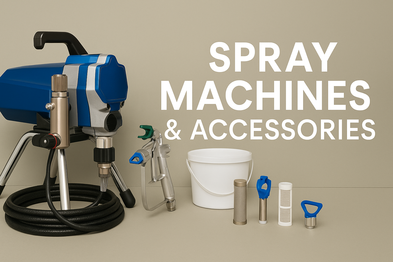 spray machine and accessories – Centerpoint Paint and Decorating