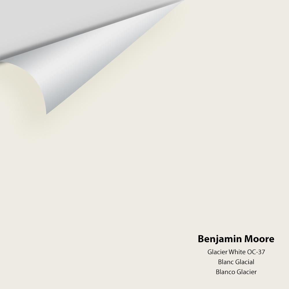 Benjamin Moore - Glacier White OC-37 Colour Sample – Centerpoint Paint ...